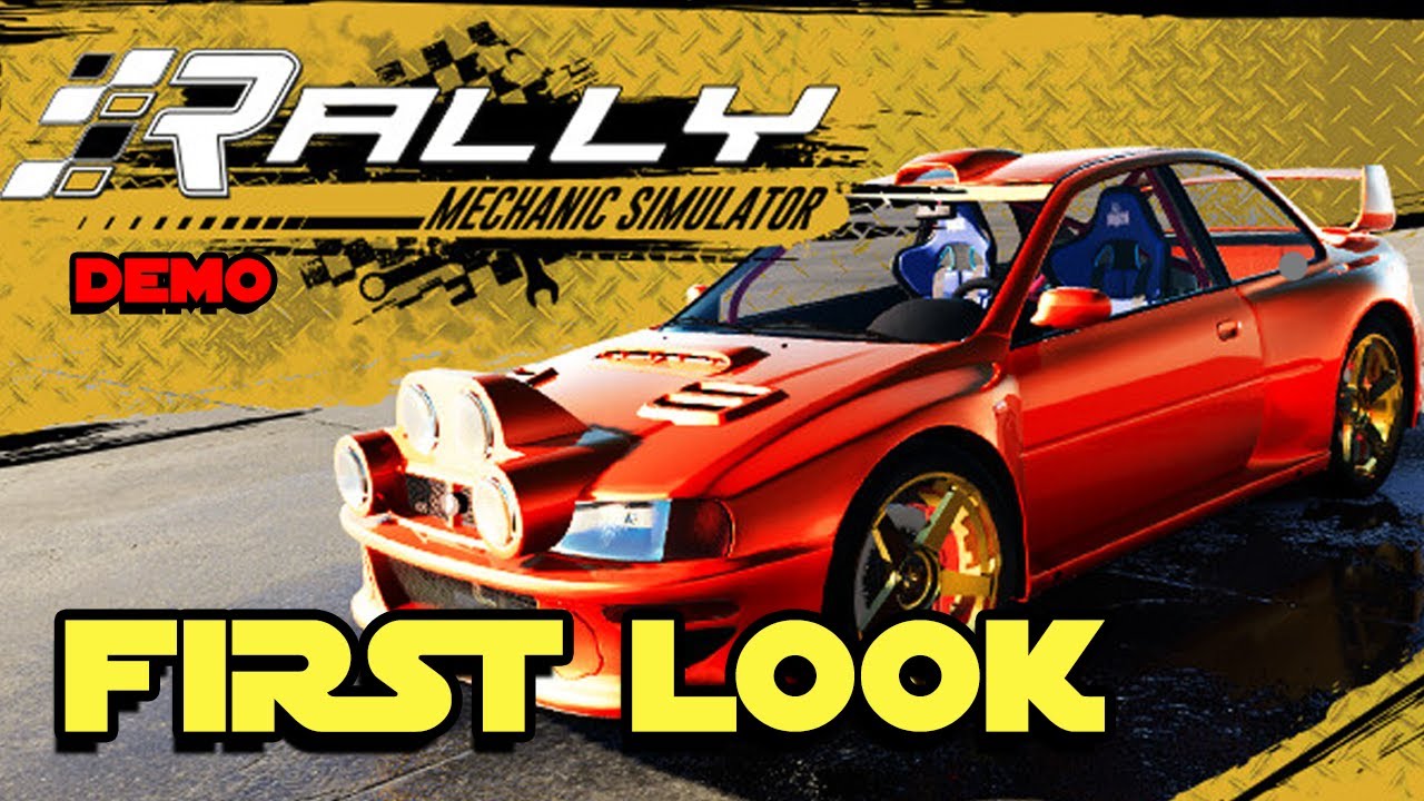 Repairing Rally Cars? | Rally Mechanic Simulator DEMO - YouTube