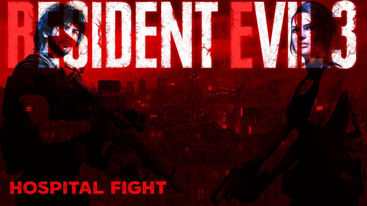 Resident Evil 3 Remake Hospital Fight Gameplay - YouTube