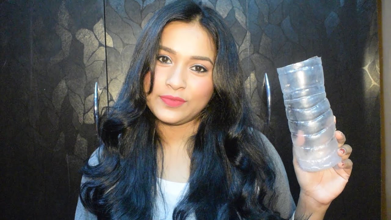 Curl your Hair Using A Bottle/Diy Hair curler - YouTube