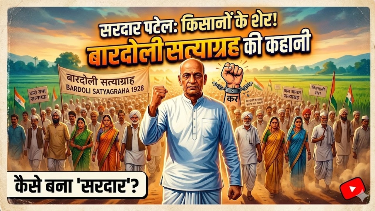Bardoli Satyagraha 1928: सरदार पटेल का सबसे सफल किसान आंदोलन | Complete ...