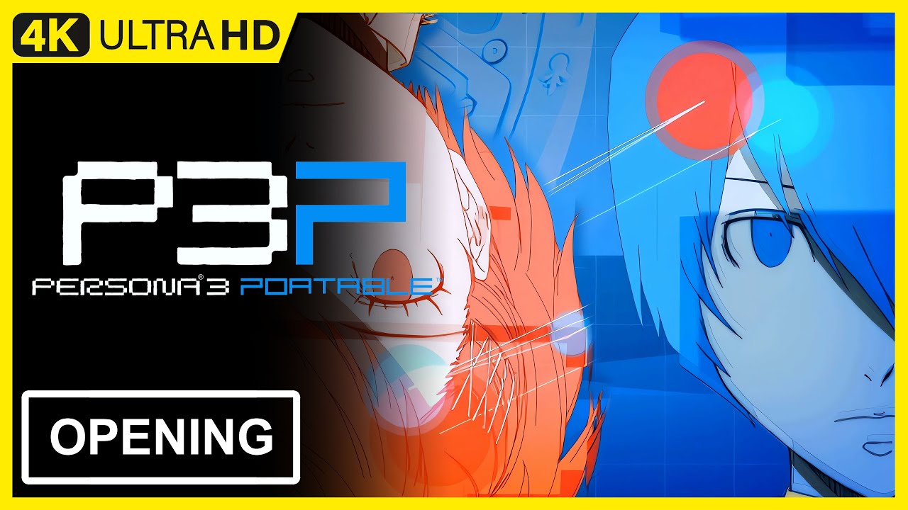Persona 3 Portable Opening | 4K 60FPS Remastered - YouTube
