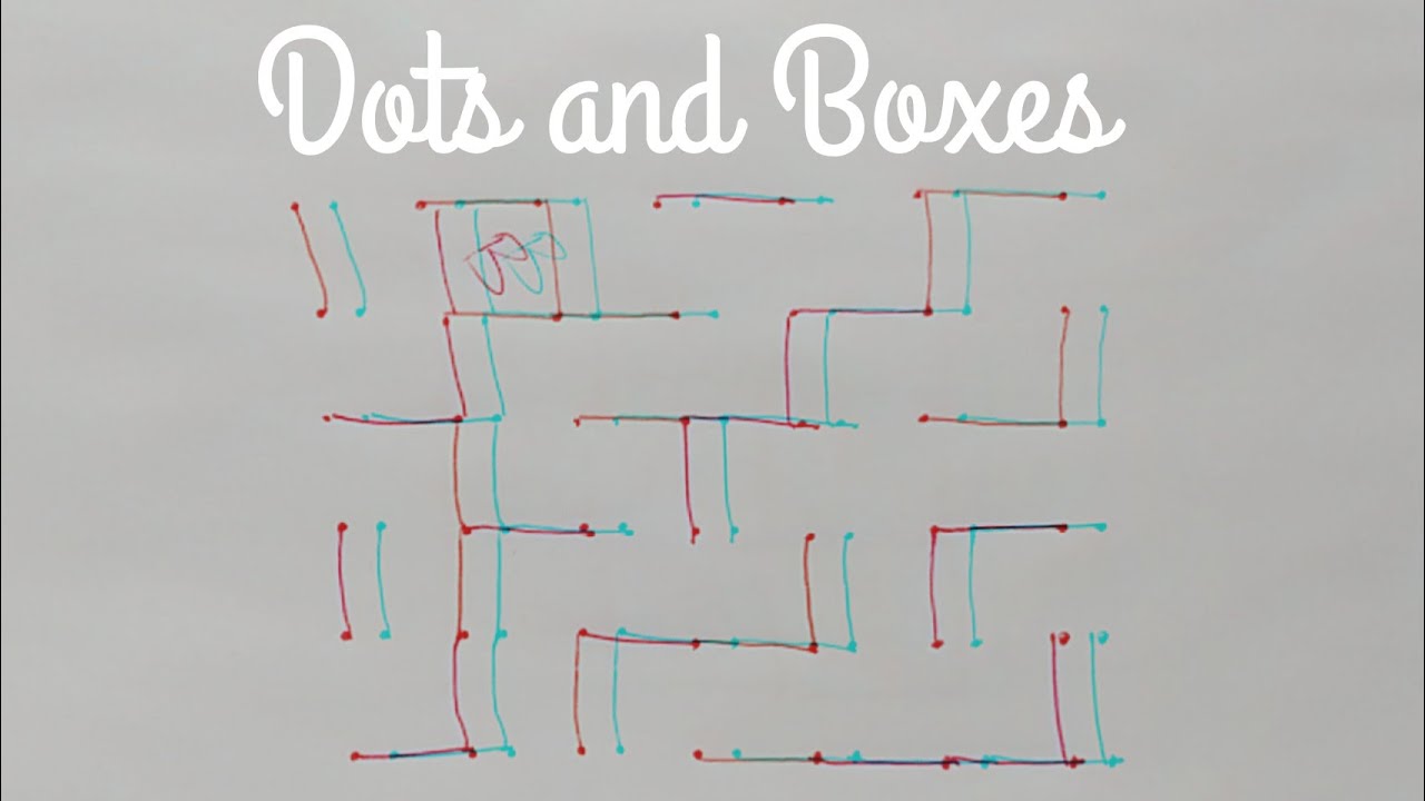 Dots and Boxes | Paper Game | Classic Games - YouTube