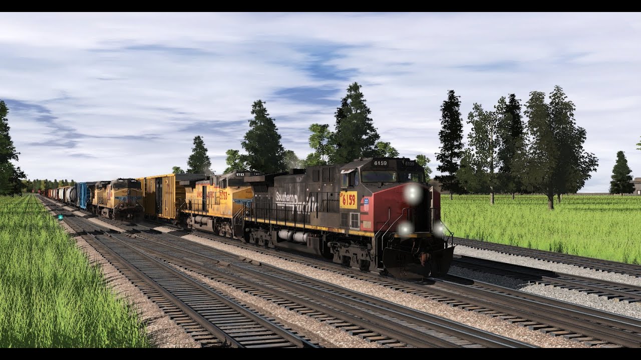 Trainz 2019: RRMODS UP C44ACCTE Drive - YouTube