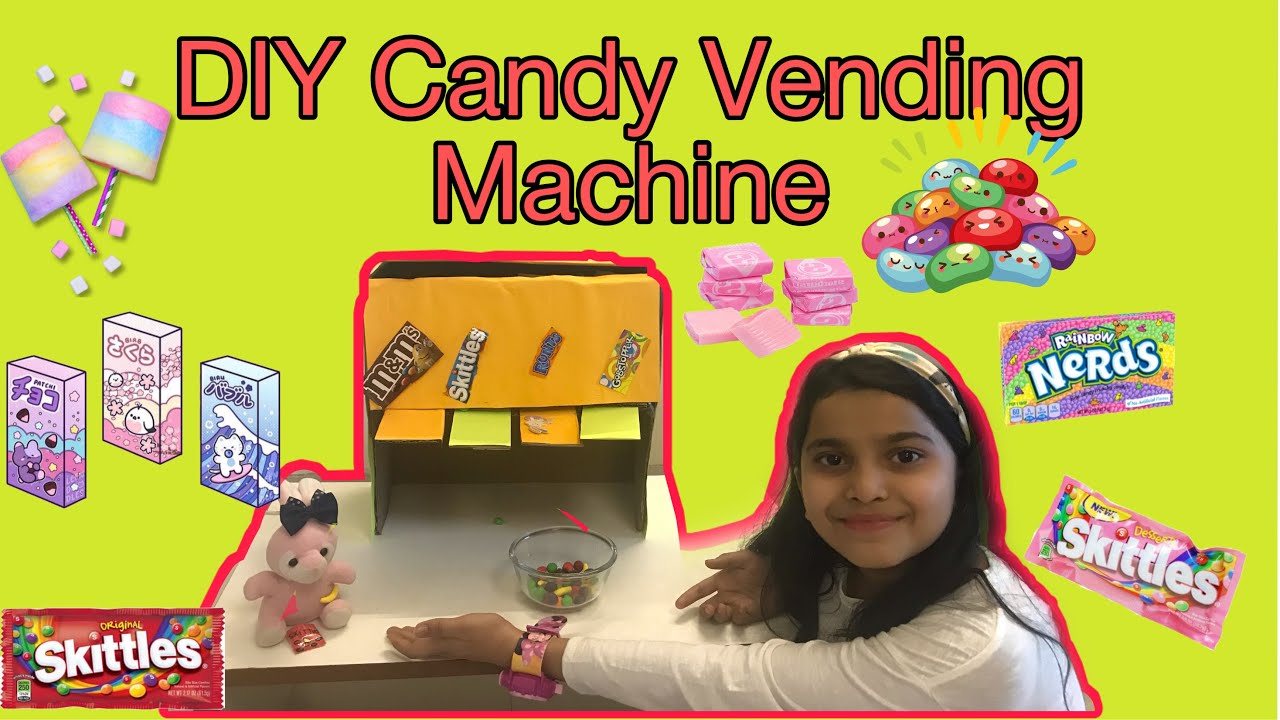 How to make DIY Candy Vending Machine - YouTube