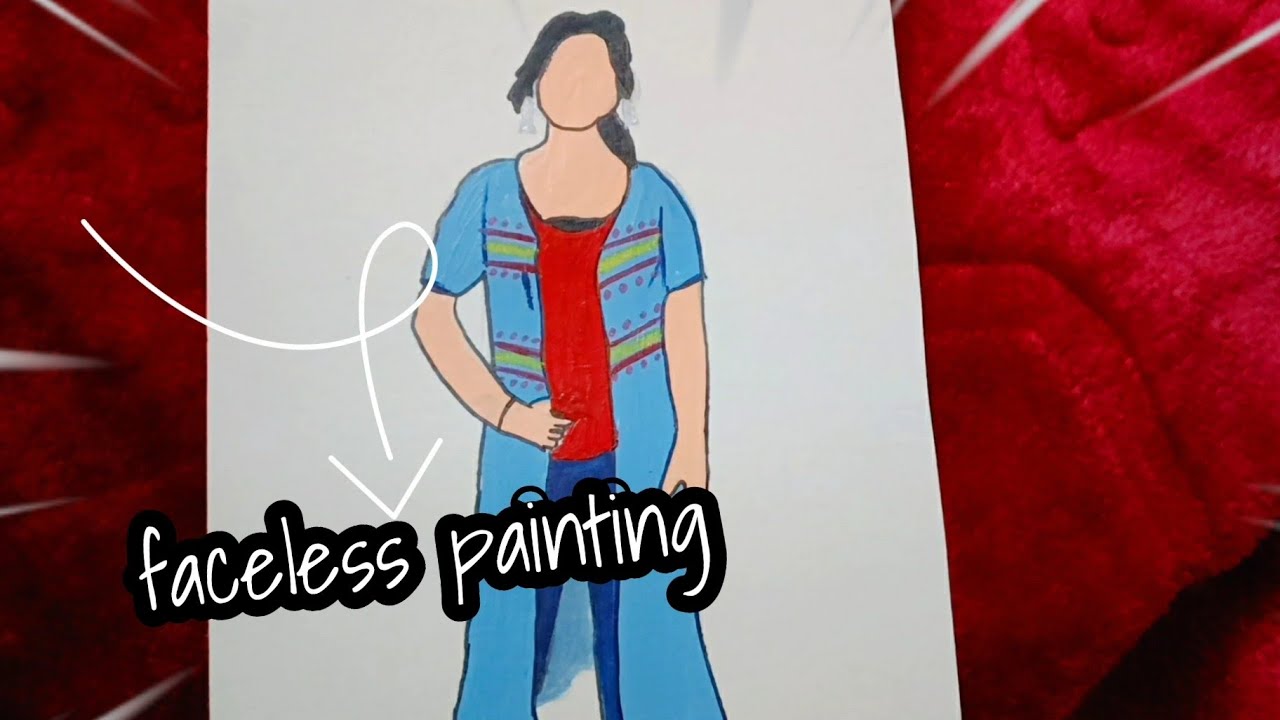 Easy FACELESS PAINTING TUTORIAL | Tashu - YouTube
