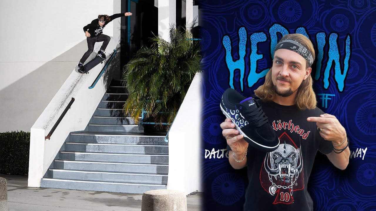 Skating This Huge Hubba in my Signature Fallen Colorway - YouTube