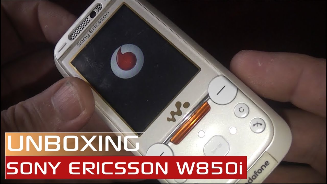 Unboxing of Sony Ericsson W850i Mobile Phone - Cheap Ebay Purchase ...