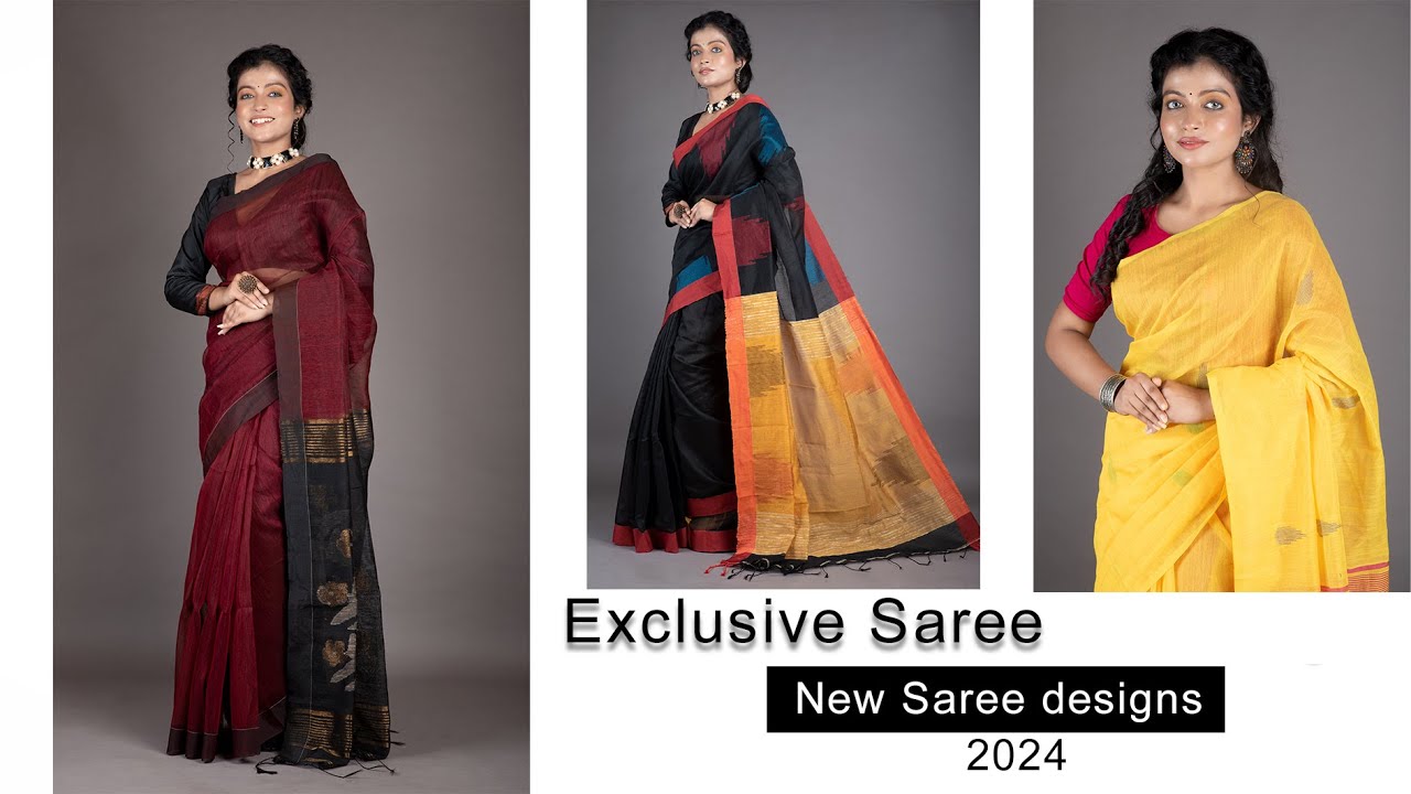 Exclusive saree designs | Saree fashion video | M magazine - YouTube