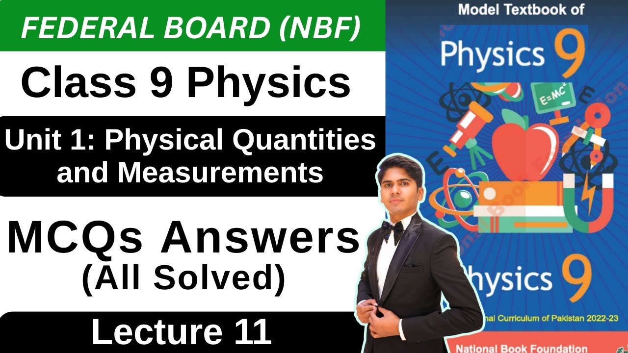 MCQs Answers | Unit 1 Physical Quantities & Measurements | Class 9 ...