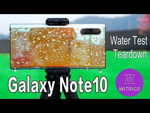 Waterproof Test | Samsung Note 10 waterproof rating?