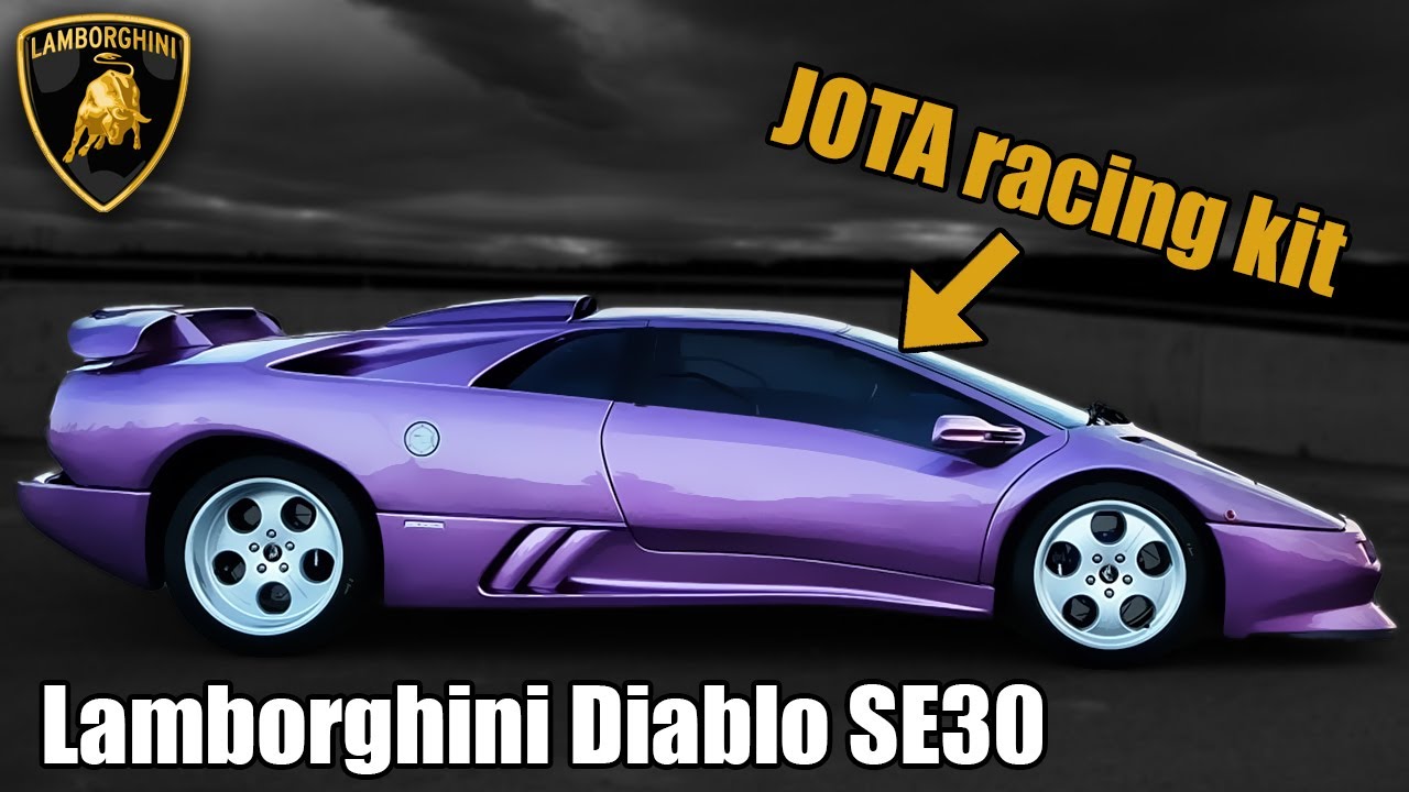 Lamborghini Diablo SE30 JOTA - Most powerful Diablo - YouTube