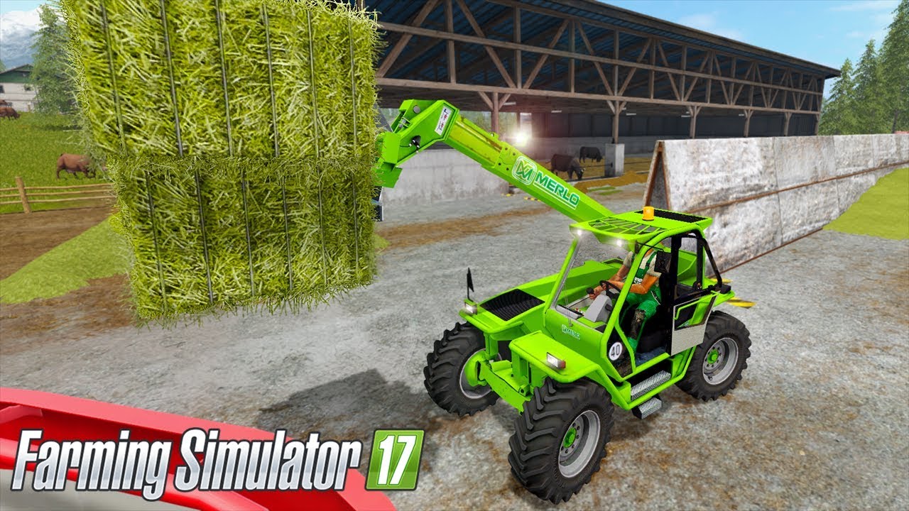 Farming Simulator 2017 - MERLO TURBOFARMER P 41.7 TELEHANDLER! - YouTube