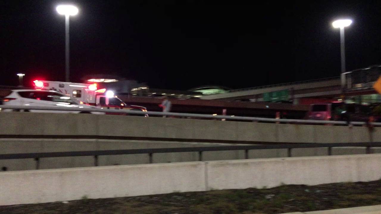 PAPD CRUISER, FDNY AMBULANCE & NYPD UNMARKED SUV RESPONDING TO REPORTED ...