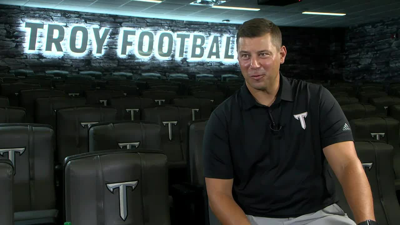 Jon Sumrall enters second year as Troy Trojans' head coach - YouTube