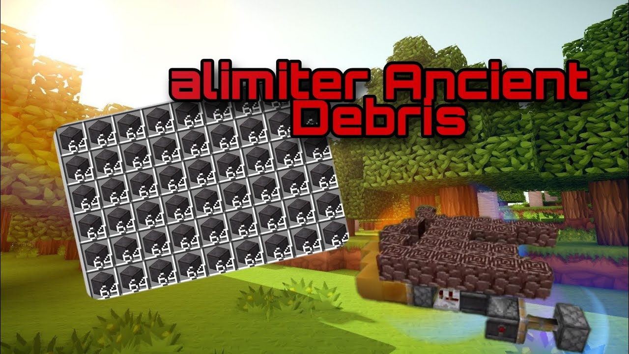 Minecraft 1.19 - AUTOMATIC NETHERITE FARM Tutorial BEDROCK - YouTube