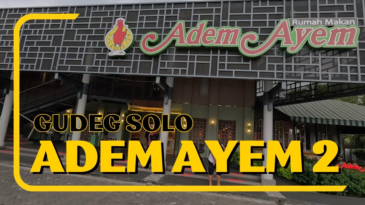 Adem Ayem 2 Tempatnya ayem banget #ademayem #gudeg #solo #gudegjogja # ...