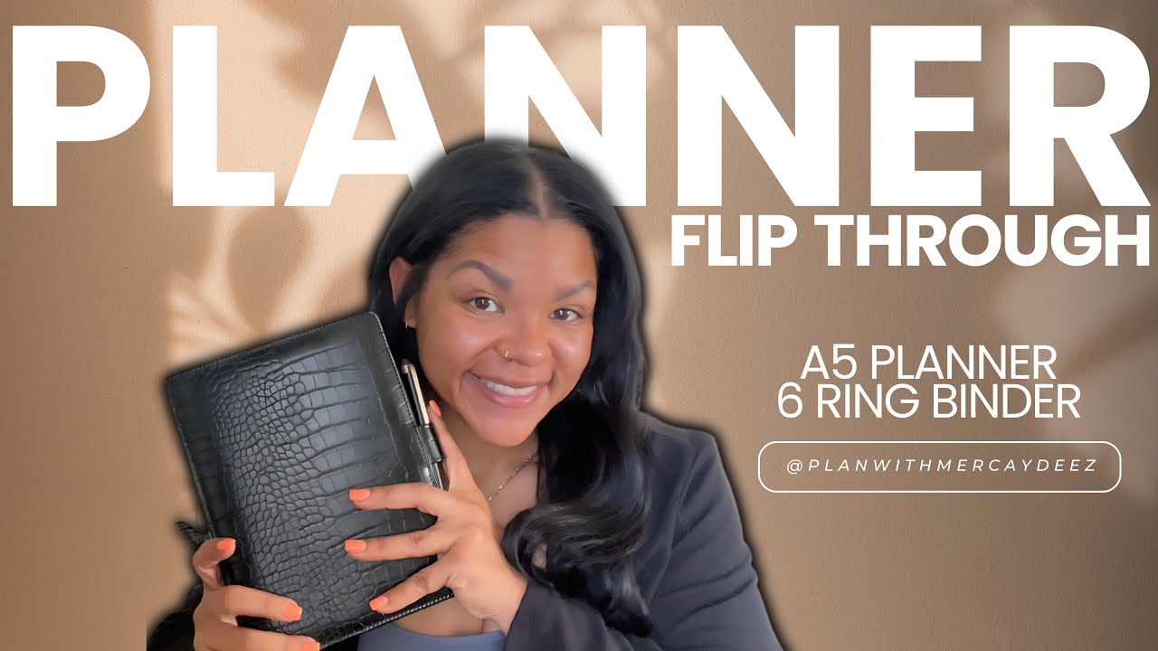 A5 Daily Planner Flip Through | May Set Up | GoodMind Paper - YouTube