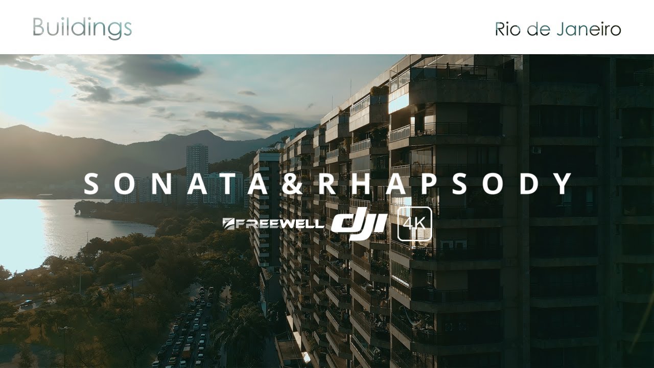 Sonata & Rhapsody buildings, Lagoa Rodrigo de Freitas - RJ. 4K Flight ...