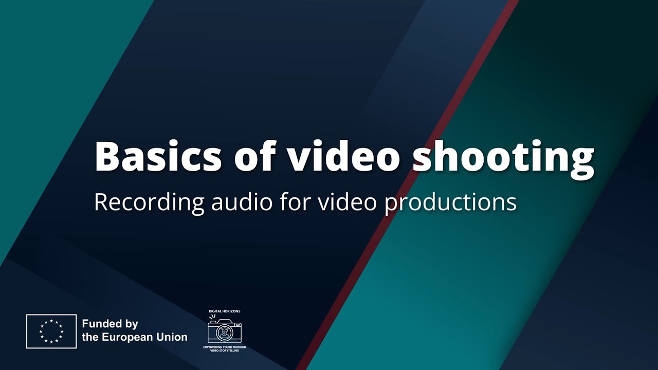 Basics of Video Shooting | Chapter 3: Recording Audio for Video ...