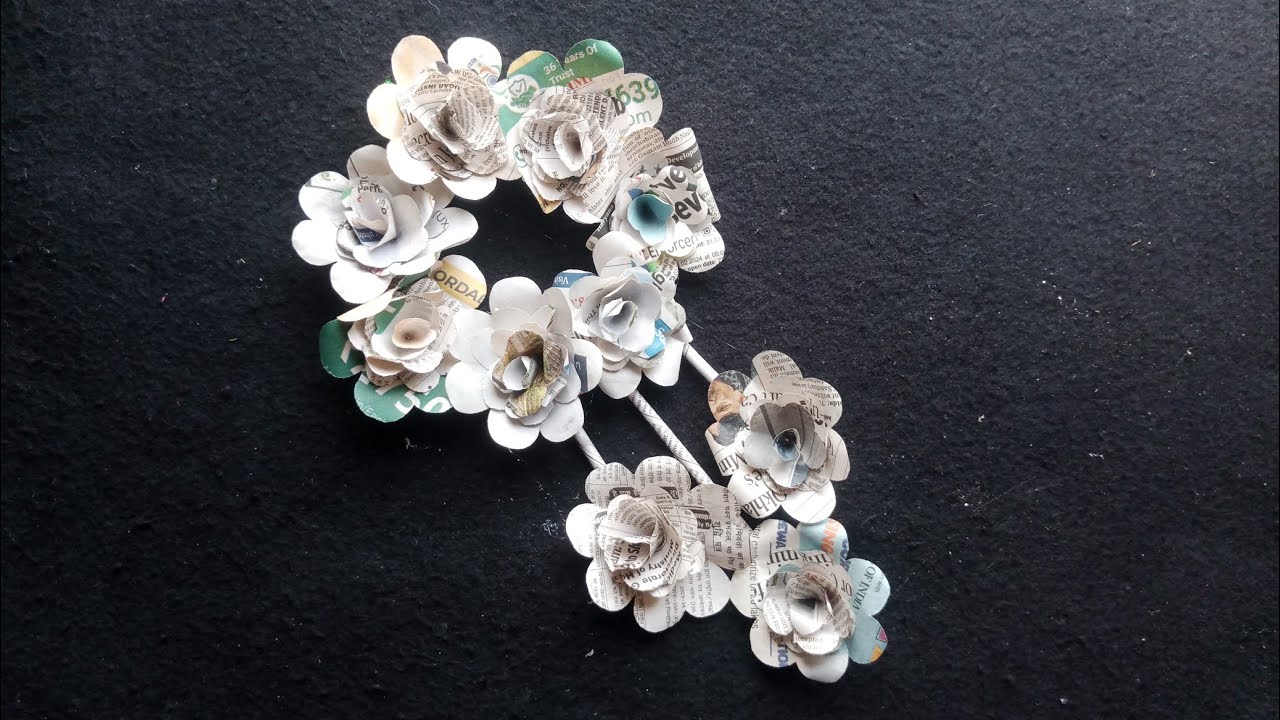 WOW DIY YELLOW AND BLUE PAPER WALL HANGING WOW PAPER FLOWER WALL ...