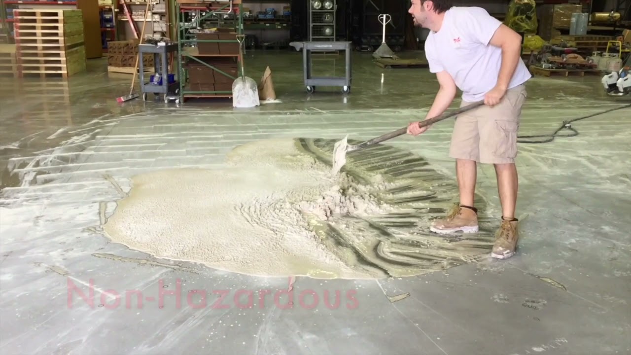 How To Use Slurry Slayer To Solidify Concrete Slurry for Surface Prep ...