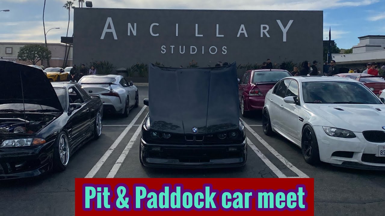 Pit and Paddock car meet at the Ancillary Studios (Vibrant performance ...