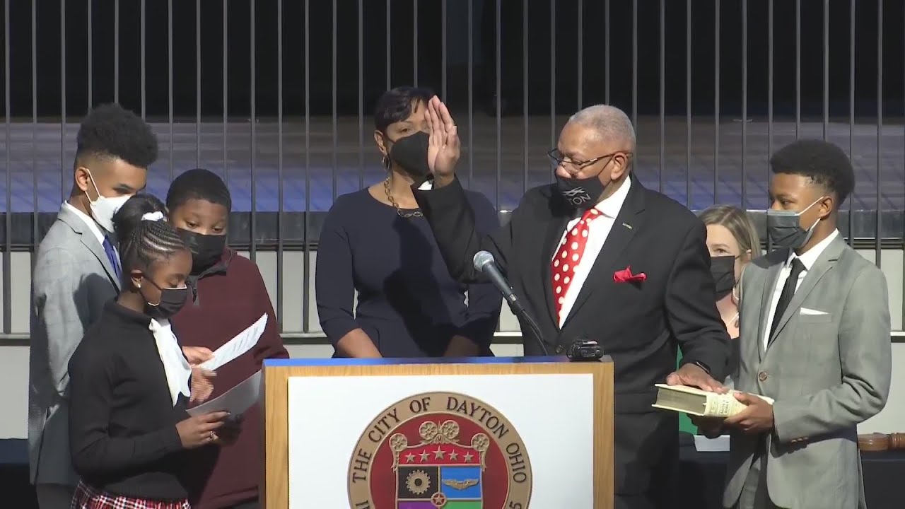 Jeff Mims sworn in as Dayton Mayor - YouTube