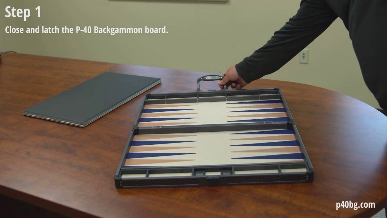 P-40 Backgammon - Swapping Surfaces - YouTube