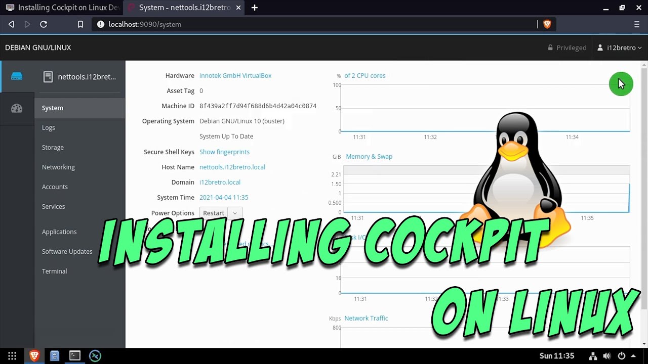 Installing Cockpit on Linux Device - YouTube