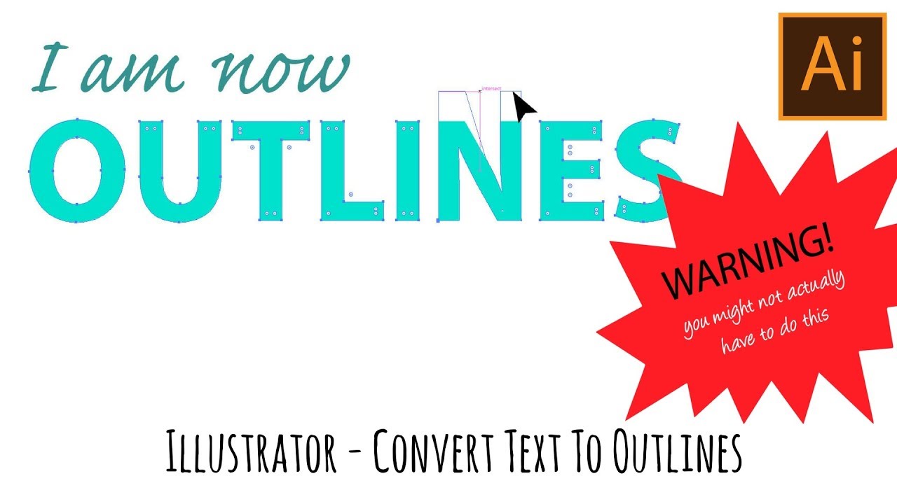 Illustrator CC Convert Text To Outlines Debunking The Myths Of When To Do It YouTube illustrator-cc-convert-text-to-outlines-debunking-the-myths-of-when-to-do-it-youtube