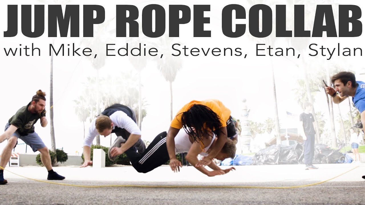 JUMP ROPE COLLAB IN VENICE BEACH | NATE KG - YouTube