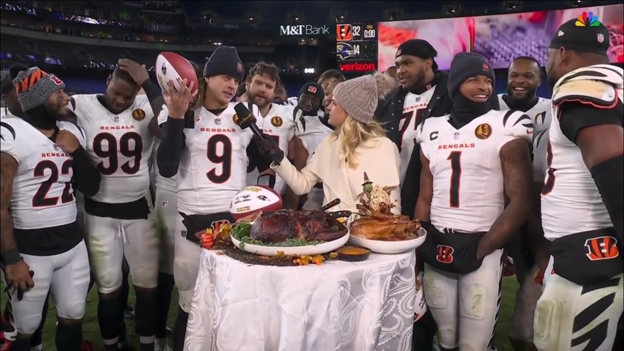 SNF on NBC Postgame - Bengals vs Ravens Thanksgiving Night (Week 13 ...