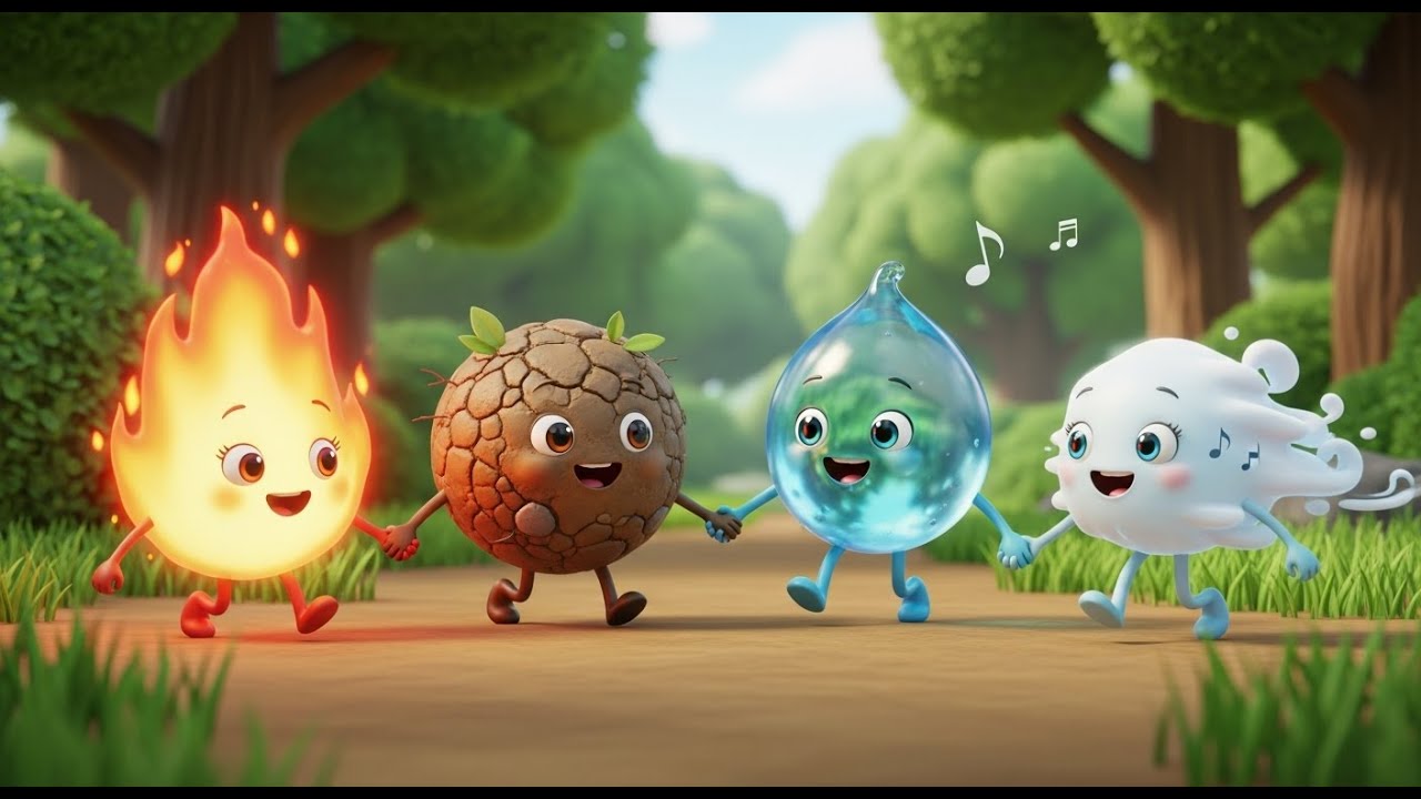 The Four Elements: A Journey of Balance and Teamwork Short Story - YouTube