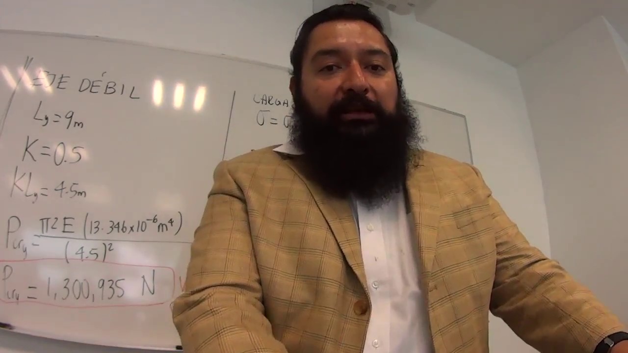 Ejemplo 3, pandeo de columnas: DrX Unplugged - YouTube