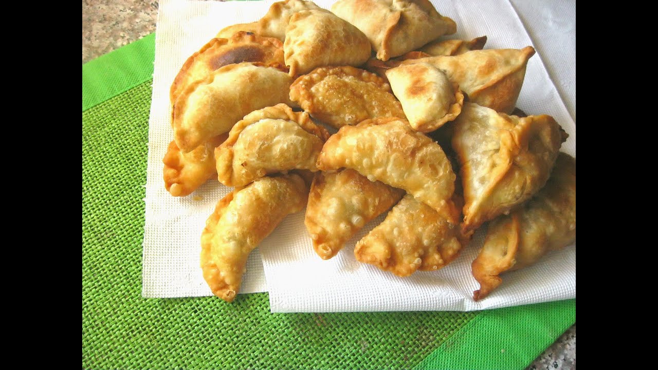 ДОМАШНЯЯ САМБУСА. SAMBOUSA HOMEMADE Арабские хрустящие жареные пирожки ...