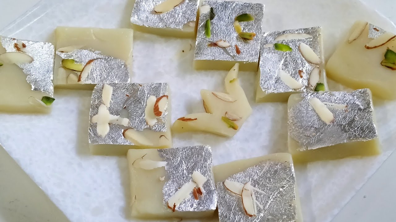 Milk Powder barfi Recipe | How to make milk Powder barfi at home ...