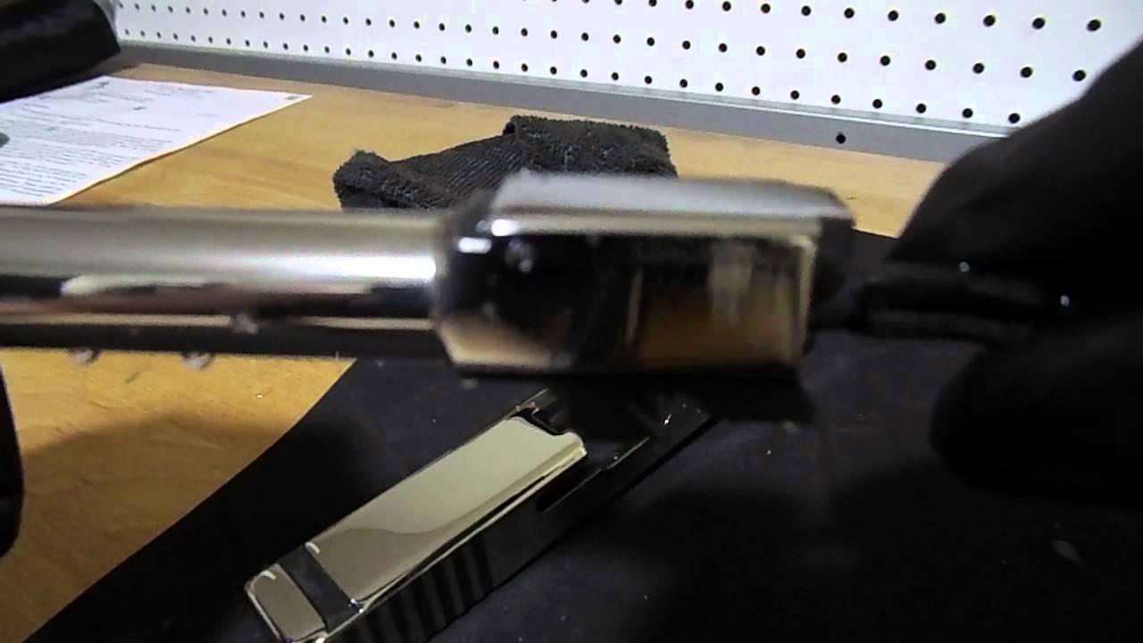 Glock 19 Gen4 Slide and barrel polishing,mirror polishing - YouTube