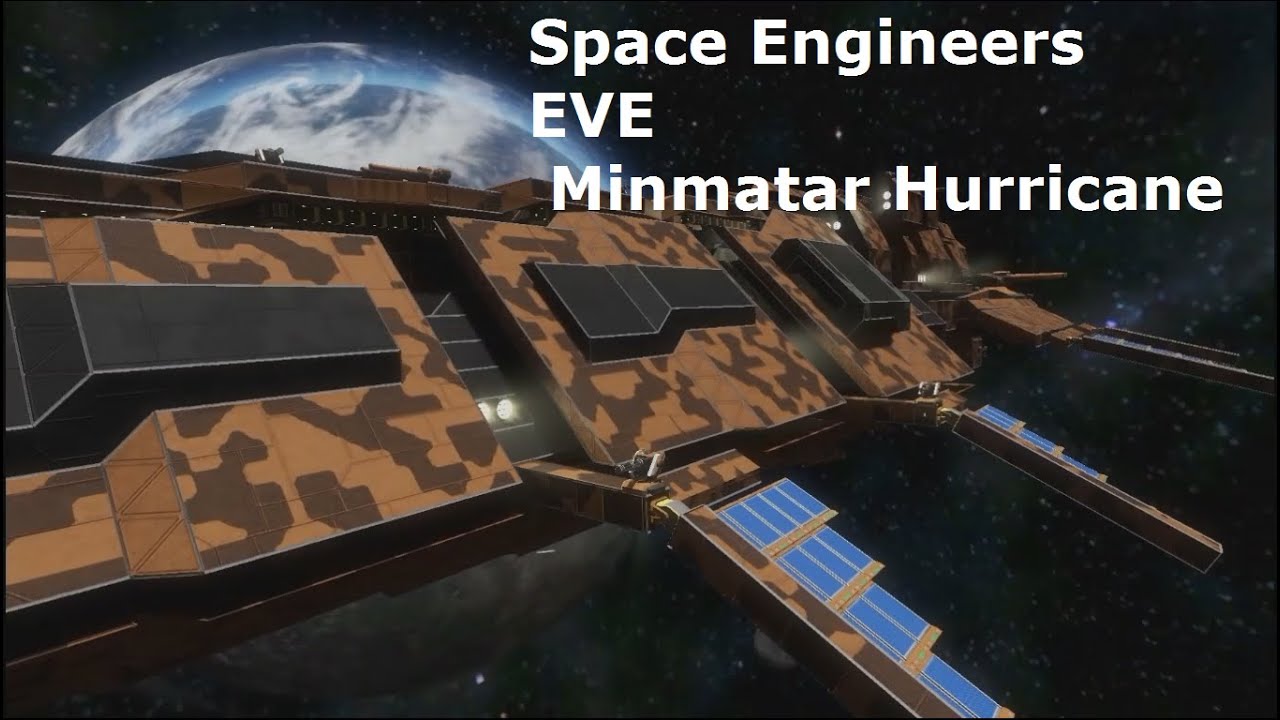Space Engineers EVE Minmatar Hurricane - YouTube