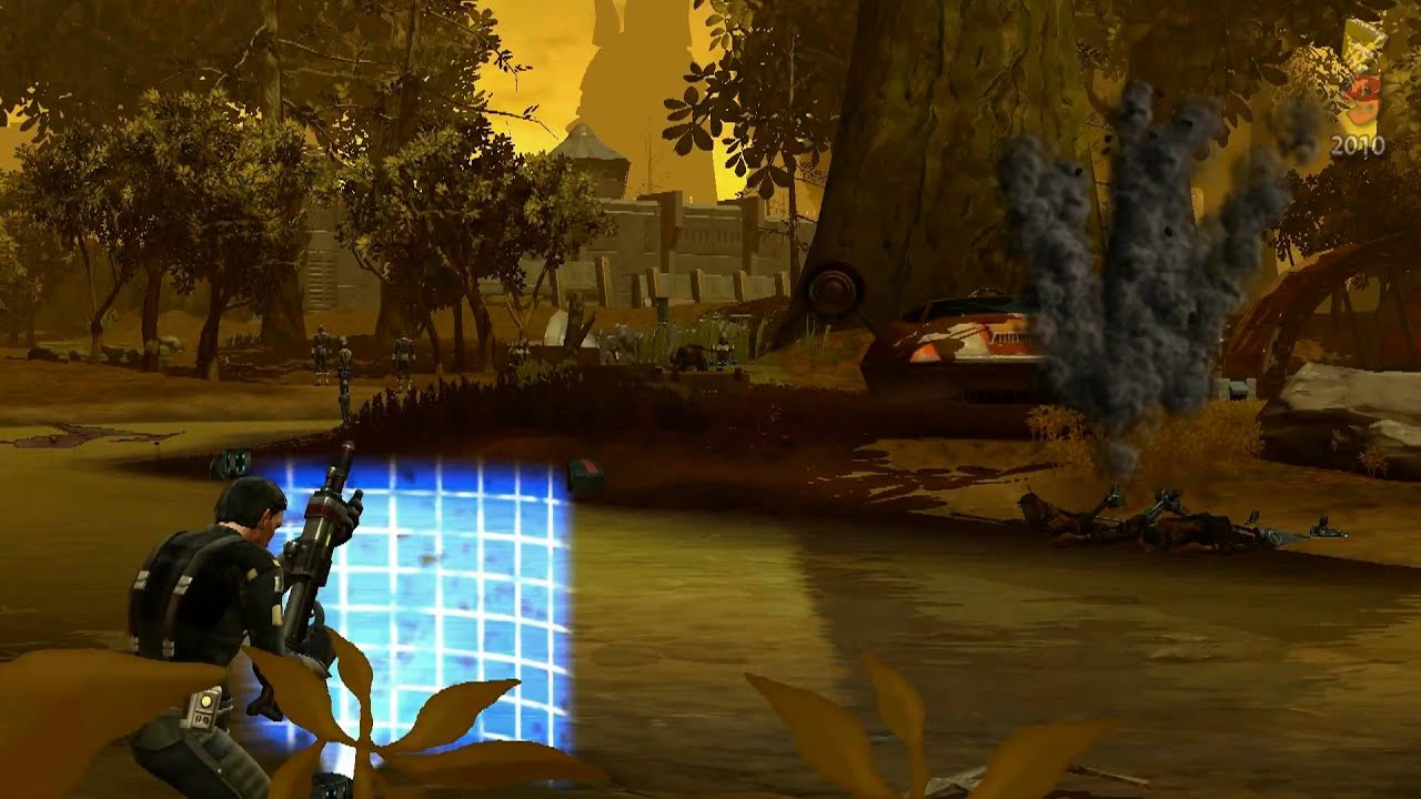 SWTOR @ e3 2010 | Bounty Hunter and Imperial Agent in combat - YouTube