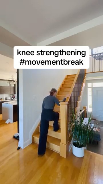 STRENGTHEN YOUR KNEES and break up sitting time with this simple 2 ...