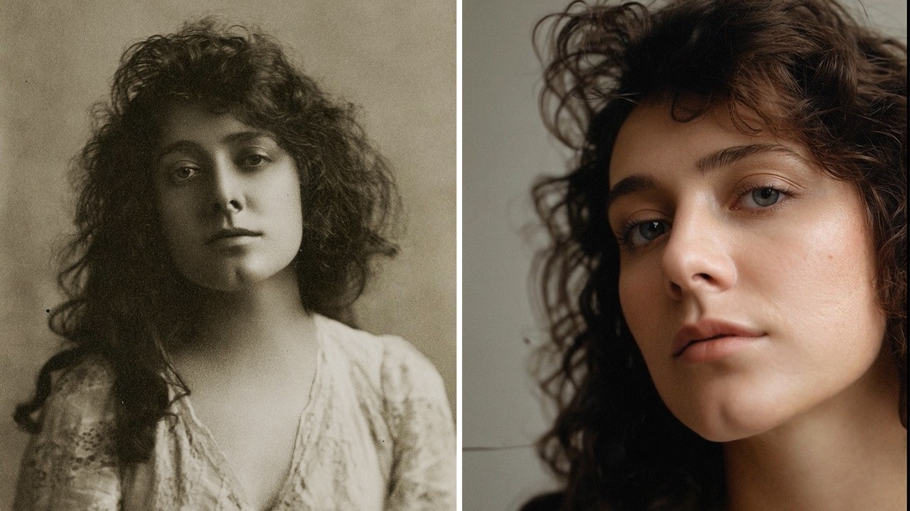 The Timeless Beauty of Women from 150 Years Ago - YouTube