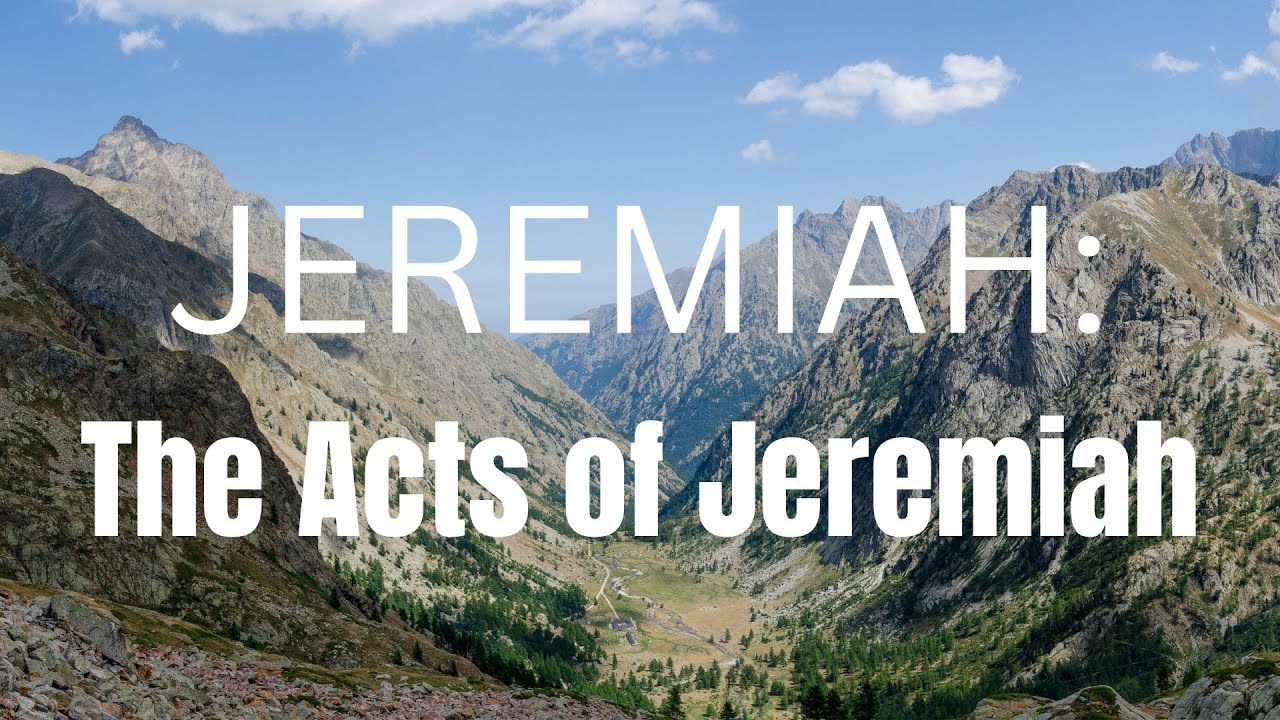 Dr. Bobby McGuffie The Study on the Book of Jeremiah Week #41: “The ...