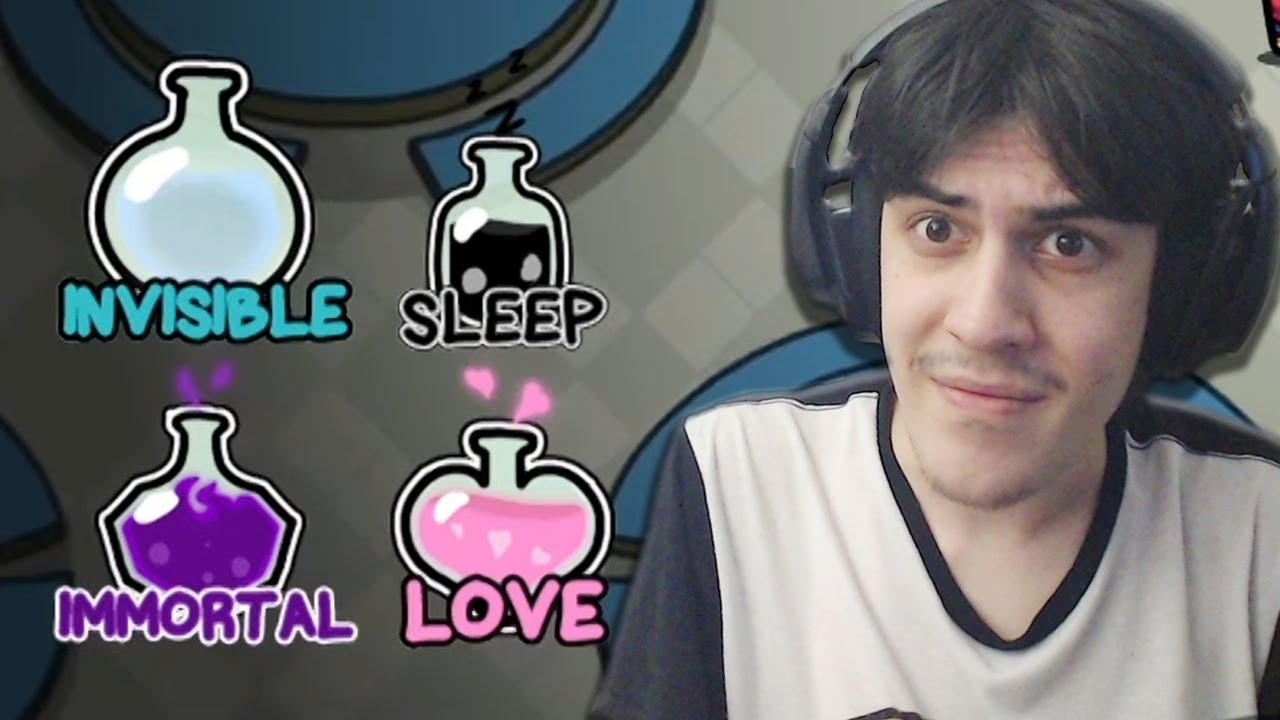 NEW WIZARD ROLE mod in Among Us! (w/ Sub & Fletch) - YouTube