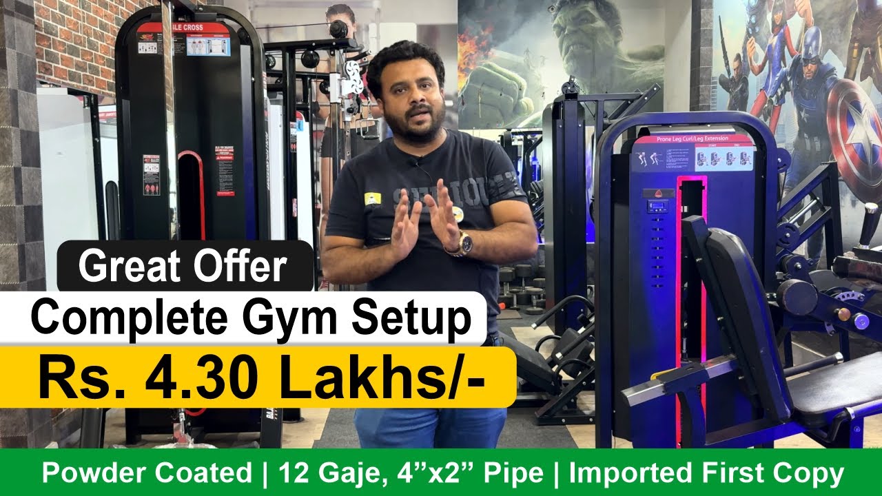Best Offer ! Buy Complete gym Setup 4.30 Lakhs Only/- - YouTube