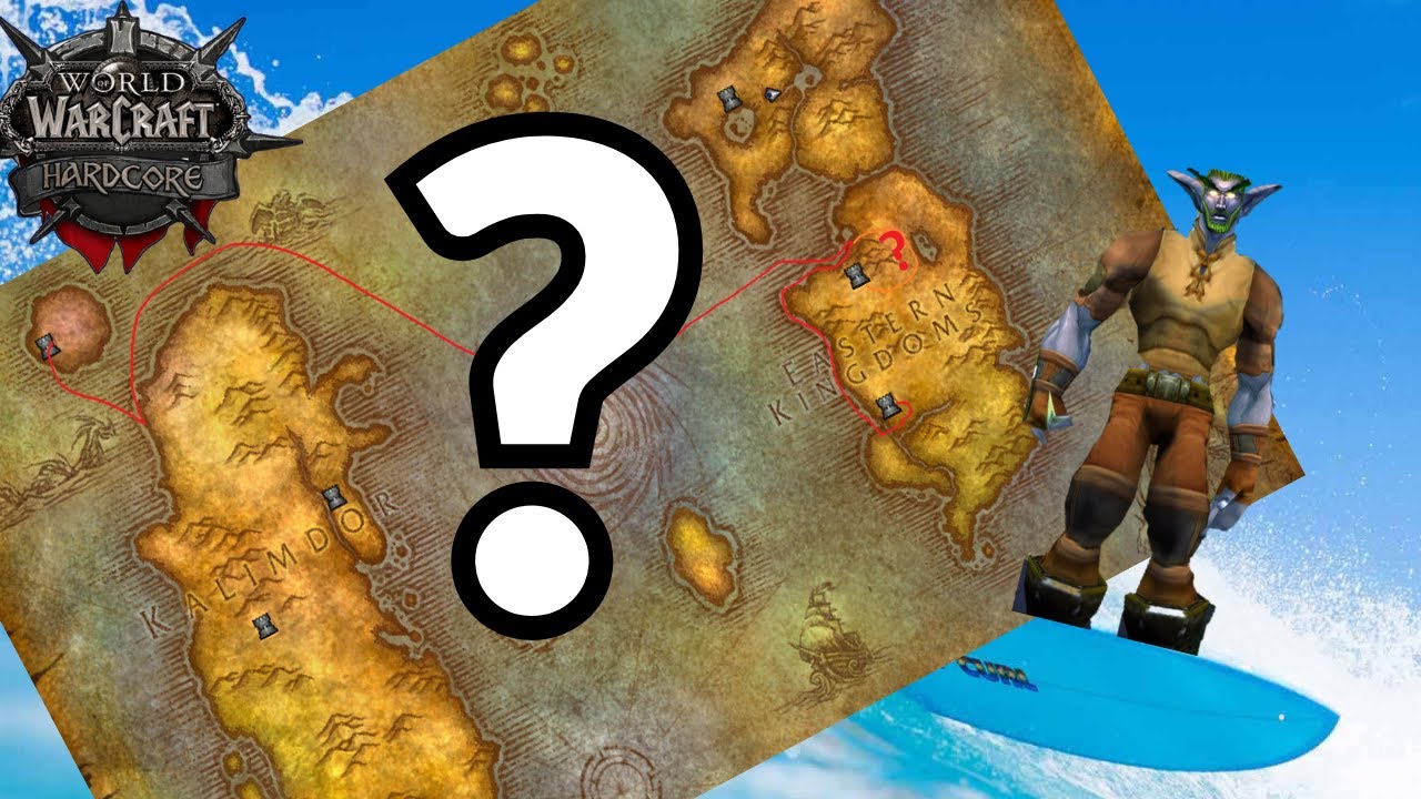 Teldrassil to Stormwind - SAFEST ROUTE For Hardcore! - YouTube