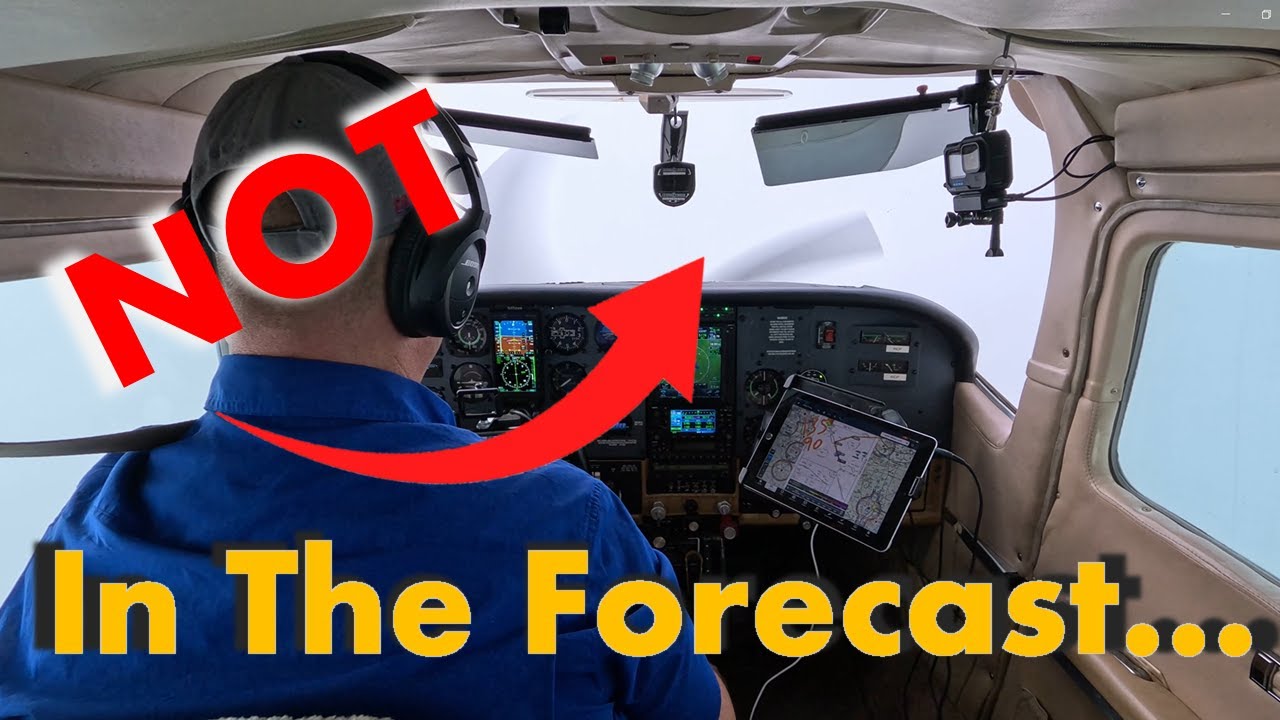 Forecast Said VFR… But IFR Saved the Day - YouTube