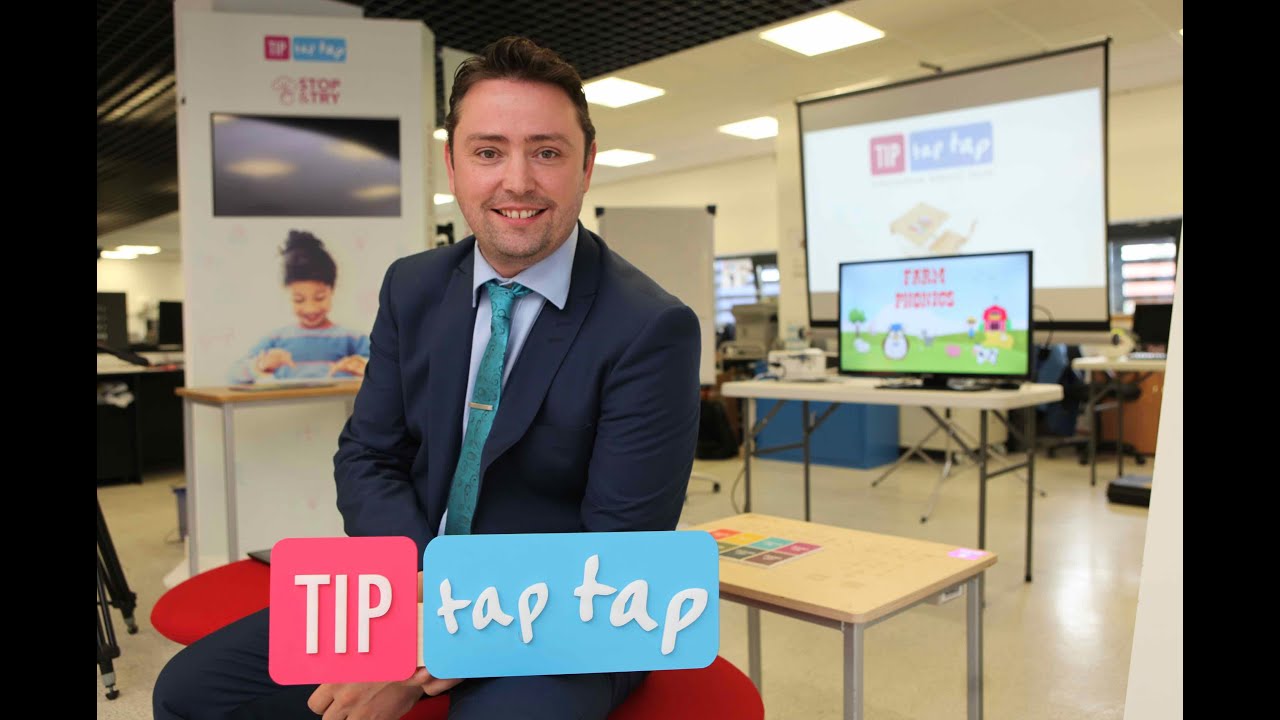 Turning a school desk into an IoT workstation with Tip Tap Tap - YouTube