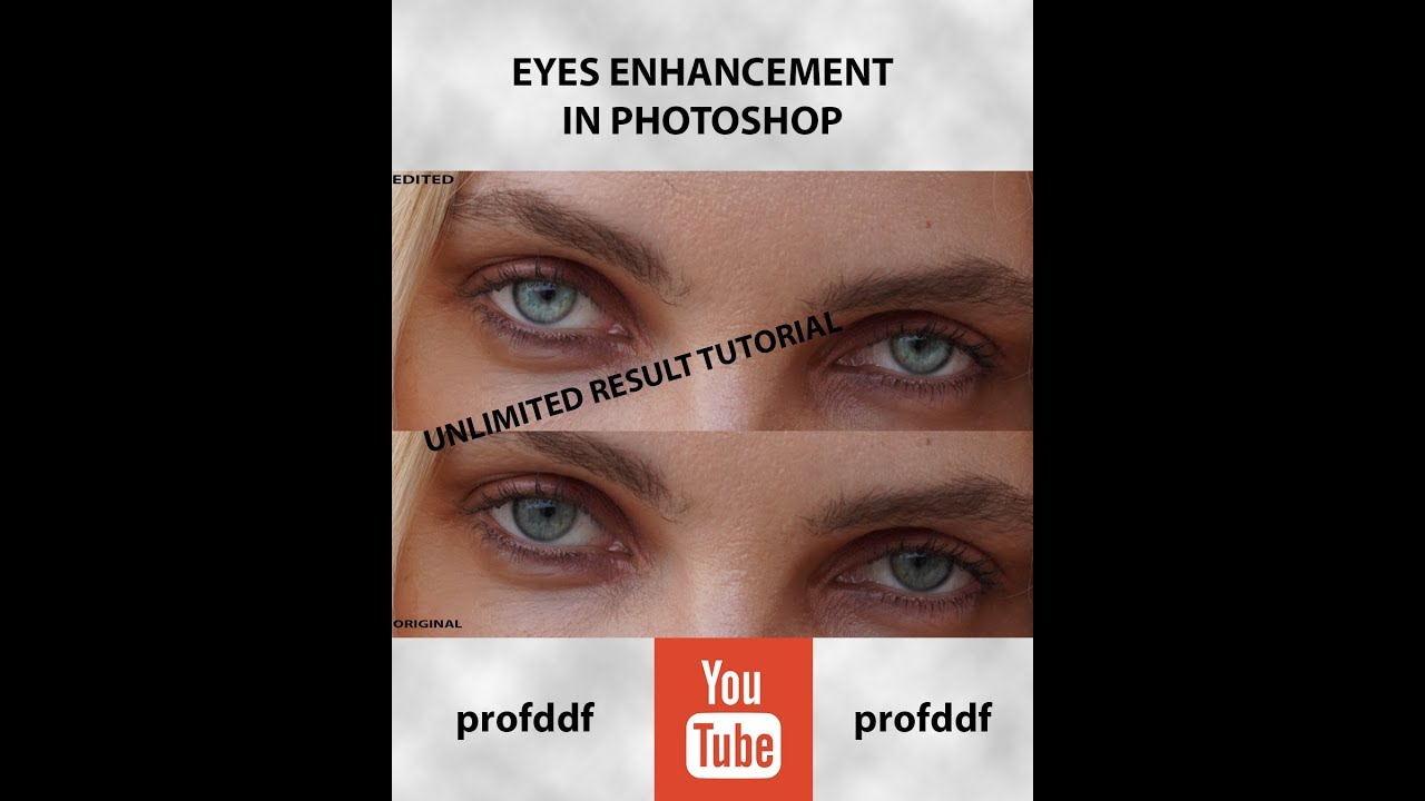 How to retouch eyes. PRO HACKS AND TIPS IN PHOTOSHOP - YouTube