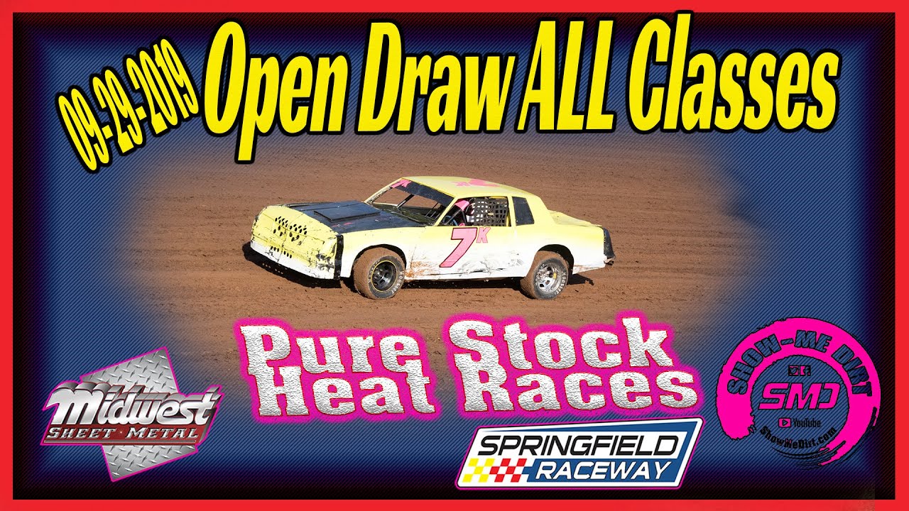 S03 E487 Pure Stock Racing Heat Races 09 29 2019 Springfield Raceway ...