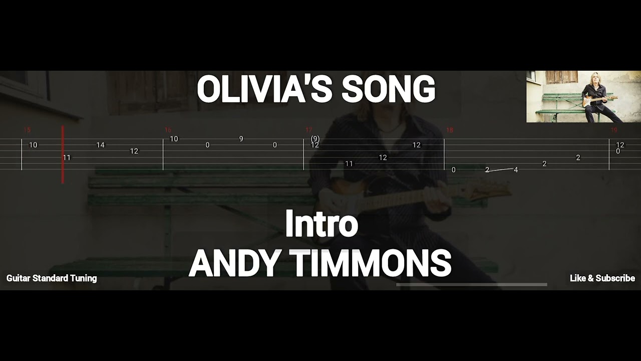 ANDY TIMMONS - OLIVIA'S SONG ( TAB GUITAR ) - YouTube